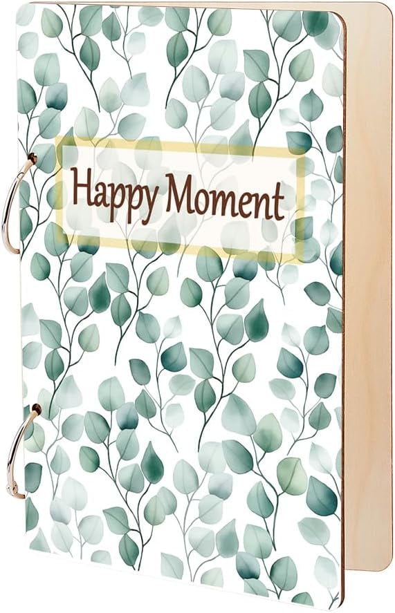 Happy Moment Greeting Card Holder Wooden Loose Leaf Binder Greeting ...