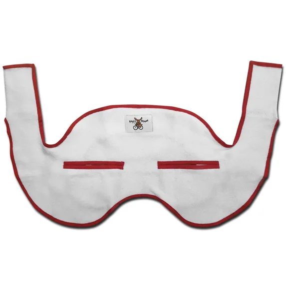 Happy Moose Bike Towel For Peloton Bike + (White With Red Trim ...