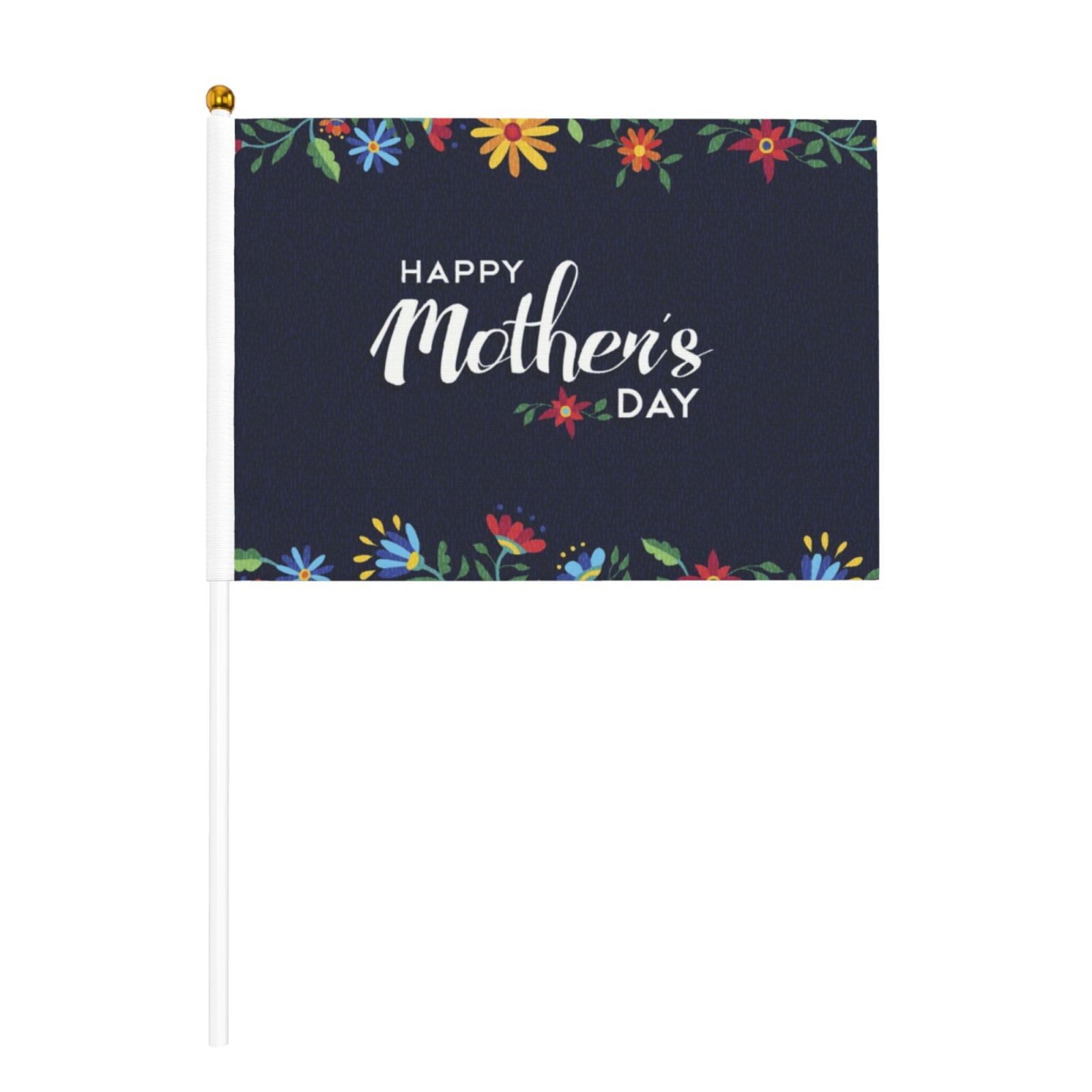 Happy Mother'S Day Flag Small Mini Hand Held Flags Small Miniature ...