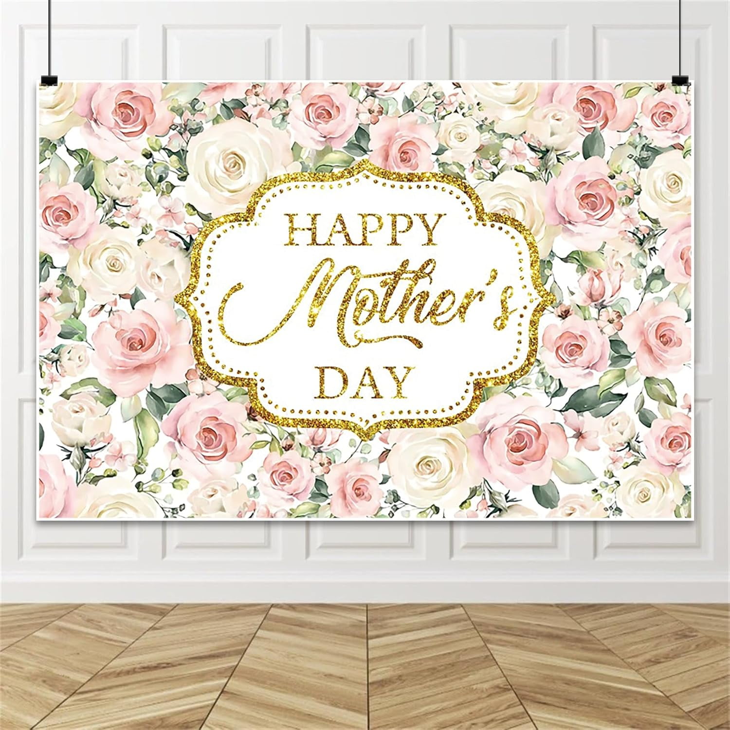 Happy Mother's Day Backdrop for Photoshoot Family Portrait Watercolor ...