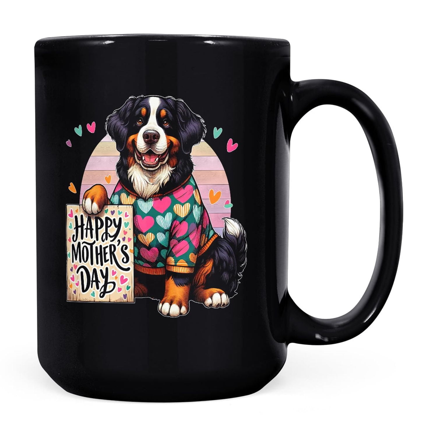 Happy Mother's Day Best Bernese Mountain Dog Mom Ever Mug Berner Lover Gifts Coffee Tea Cup ...
