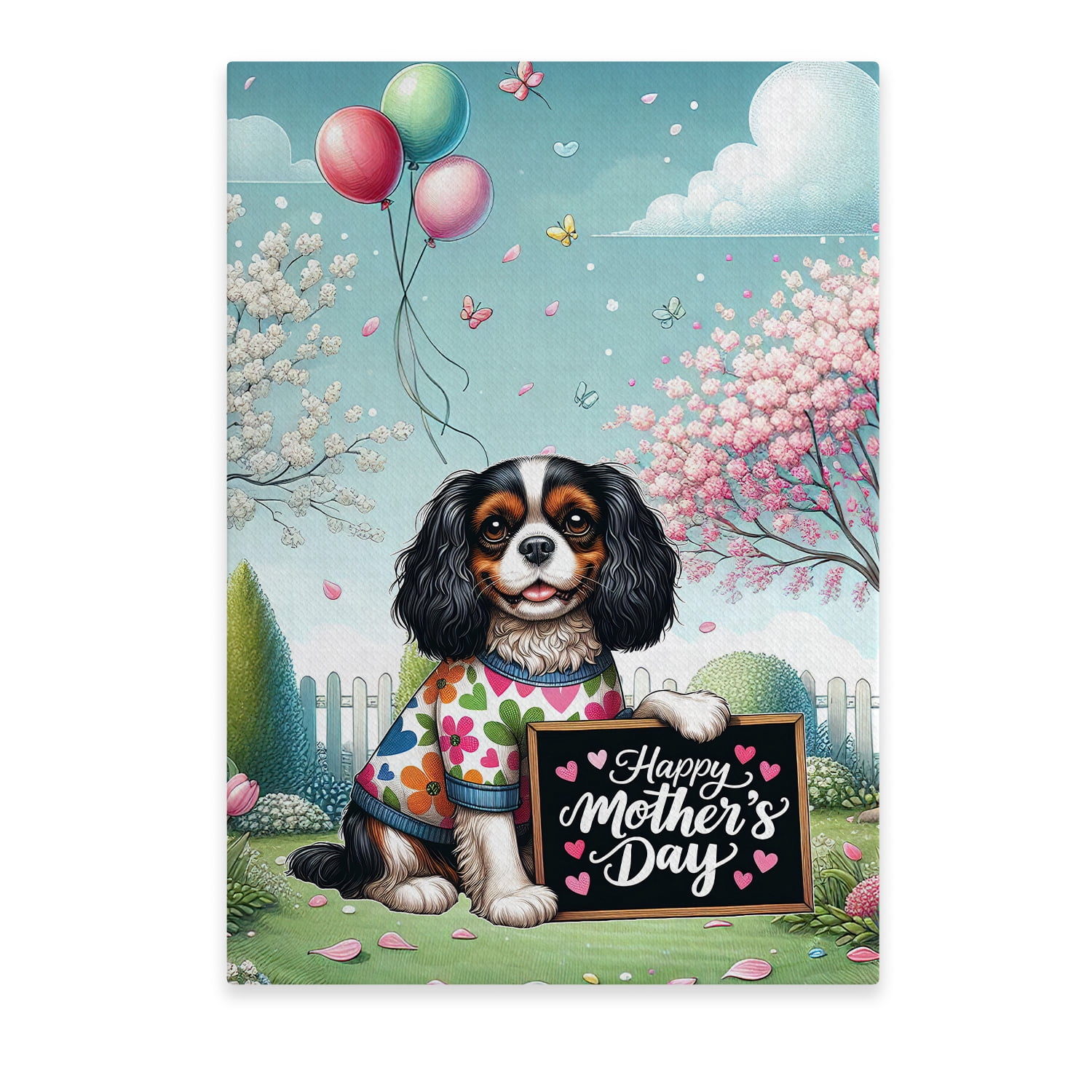 Happy Mother's Day Best Cavalier King Charles Spaniel Mom Ever Vertical ...