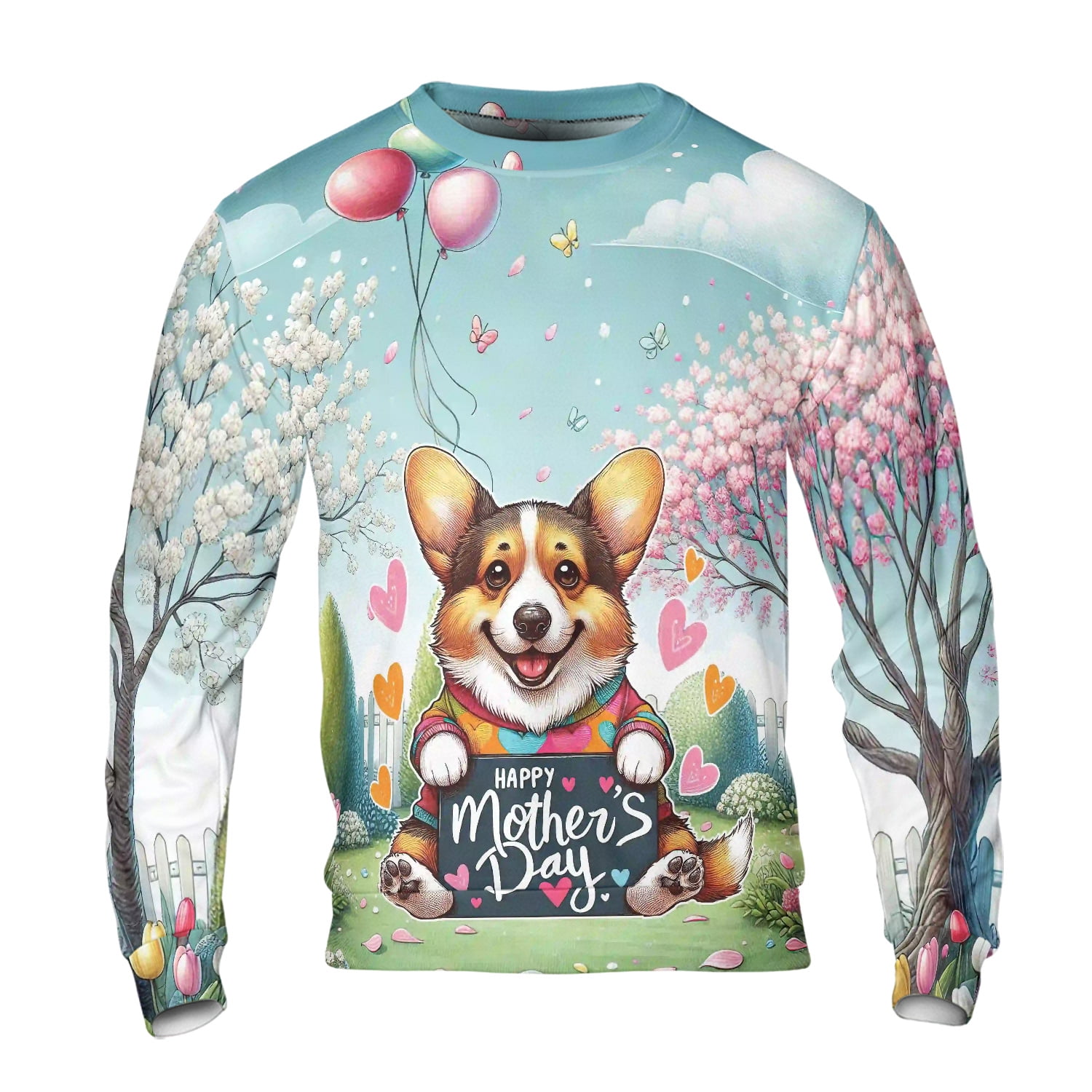Happy Mother's Day Best Corgi Mom Ever All Over Print 3D Sweatshirt ...