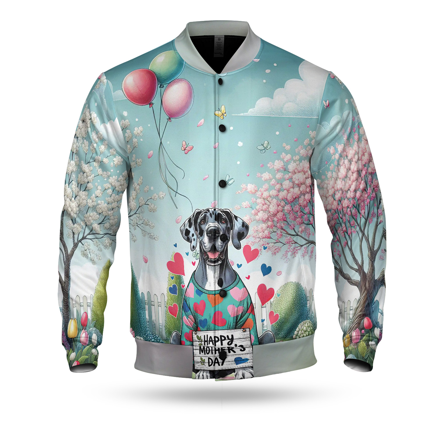 Happy Mother's Day Best Great Dane Mom Ever All Over Print 3D Baseball ...