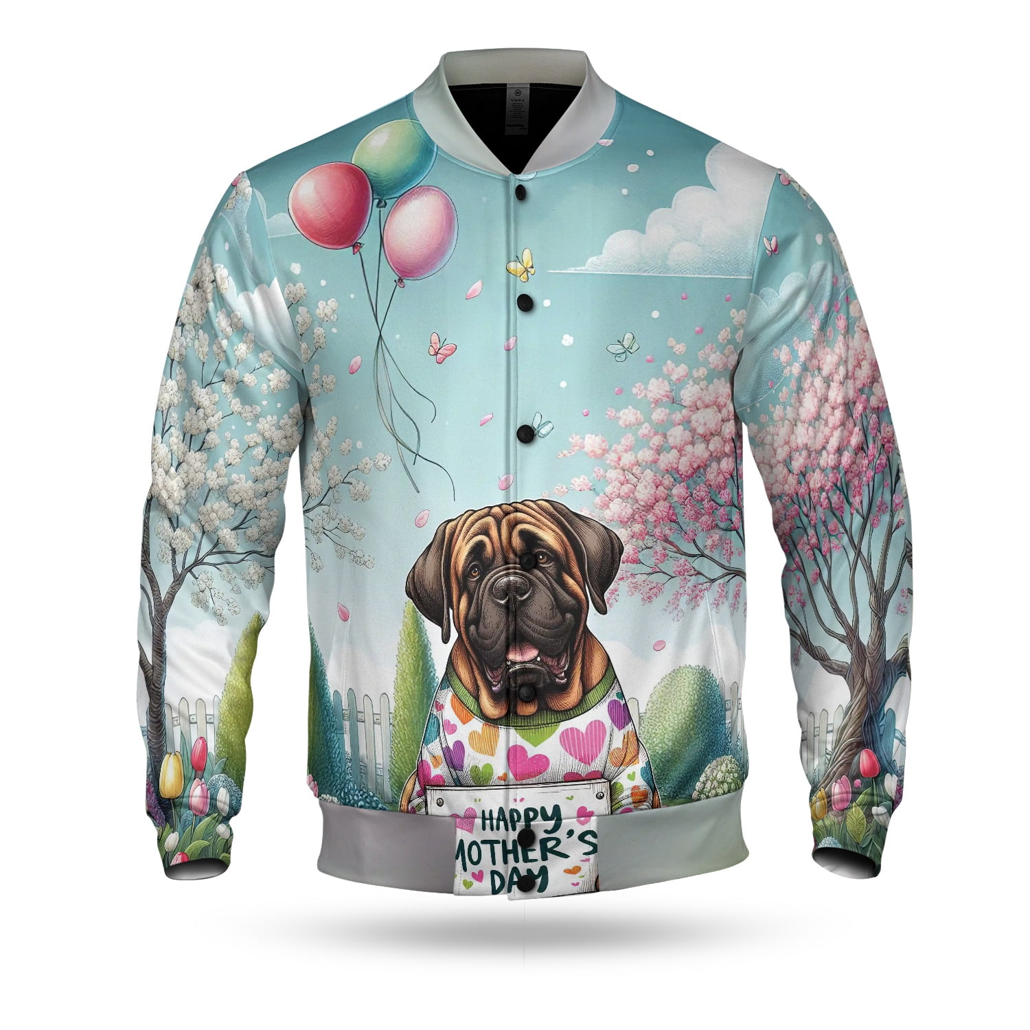 Happy Mother's Day Best Mastiff Mom Ever All Over Print 3D Baseball ...