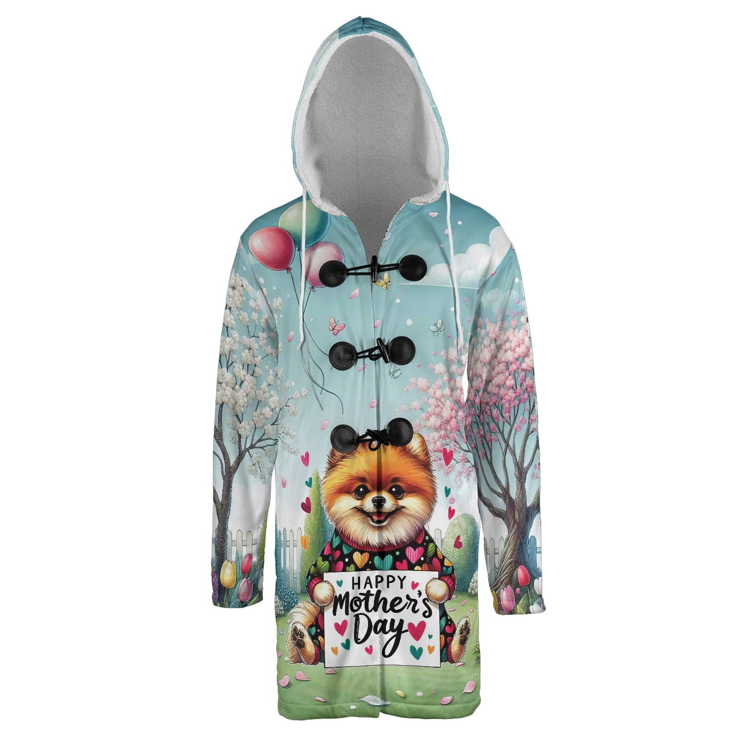 Happy Mother's Day Best Pomeranian Mom Ever All Over Print 3D Hooded ...