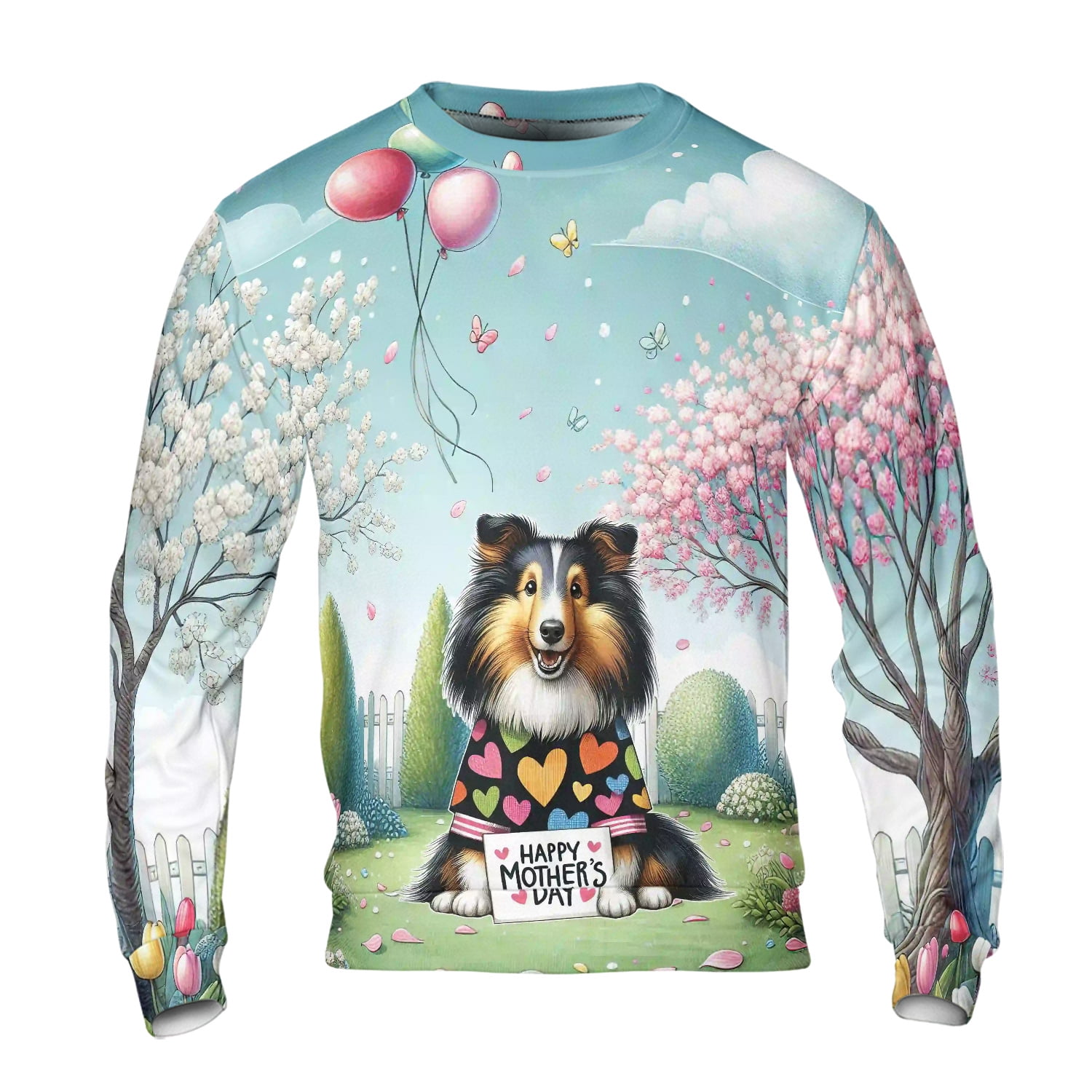 Happy Mother's Day Best Shetland Sheepdog Mom Ever All Over Print 3D ...