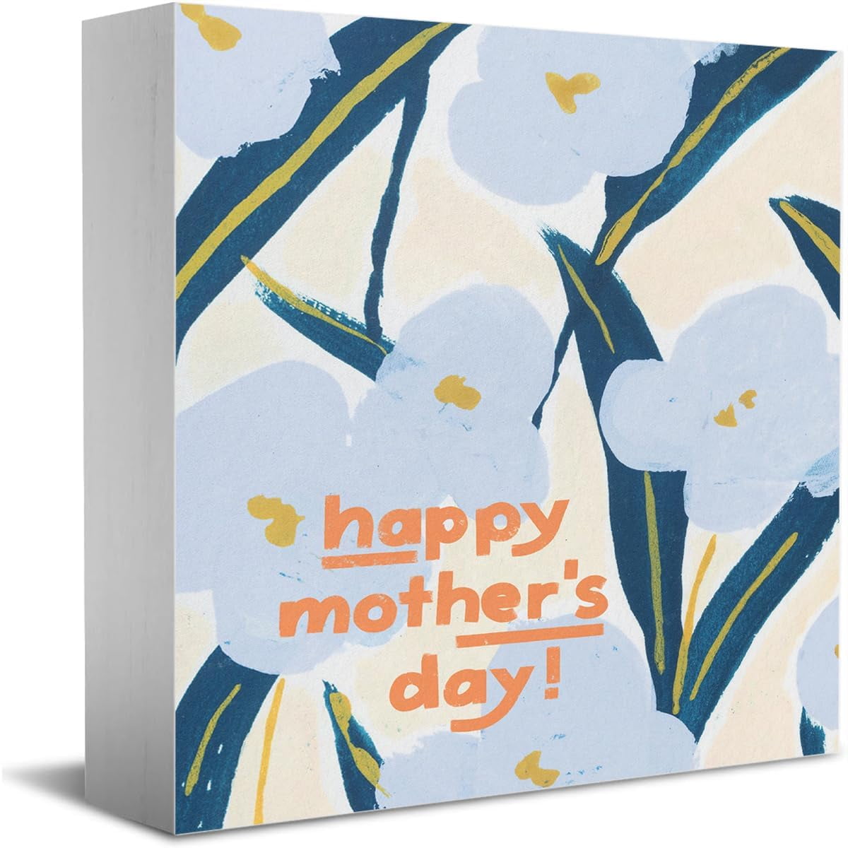 Happy Mother's Day Floral Greeting Rustic Mother's Day Decorations Home ...