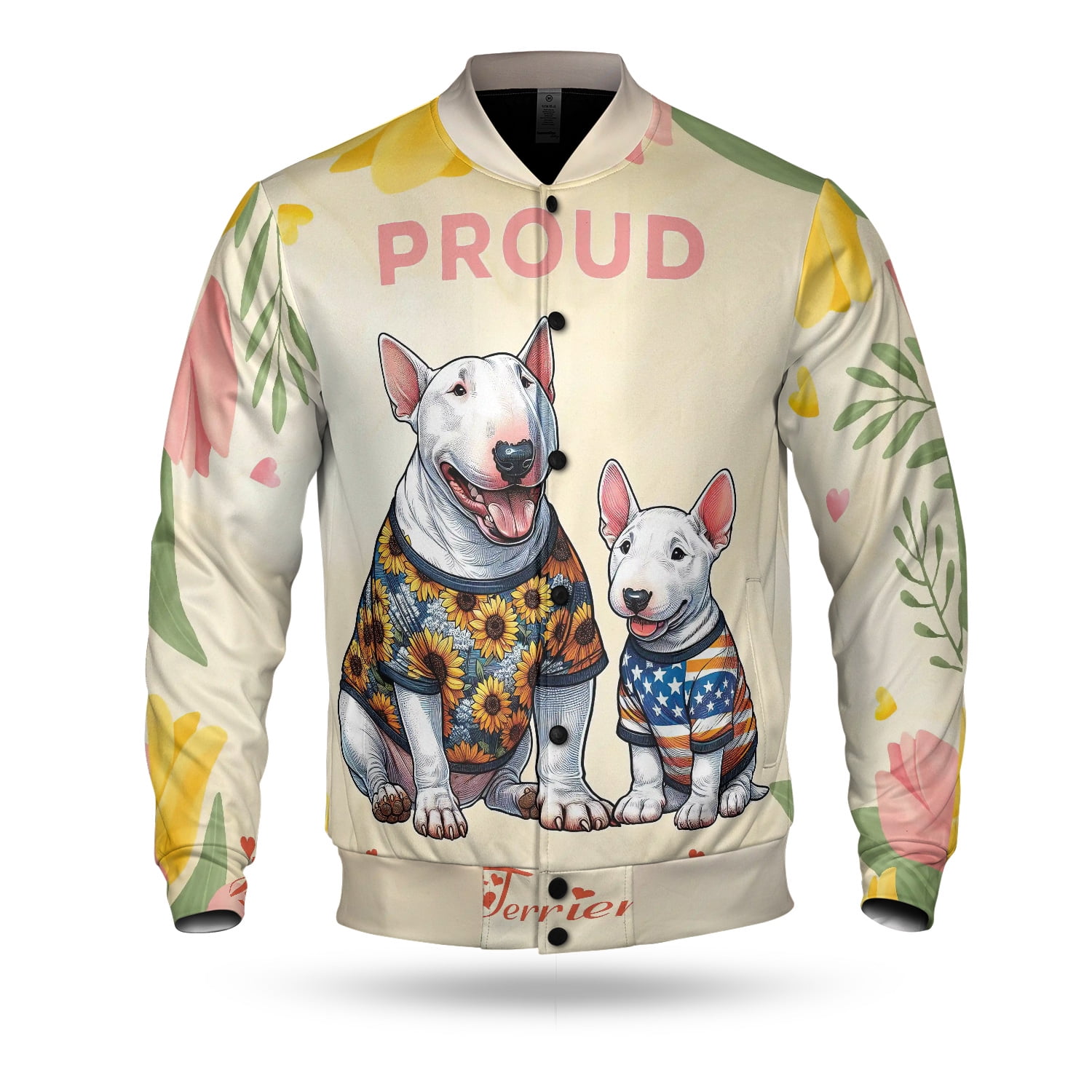 Happy Mother's Day Proud Bull Terrier Mom All Over Print 3D Baseball ...