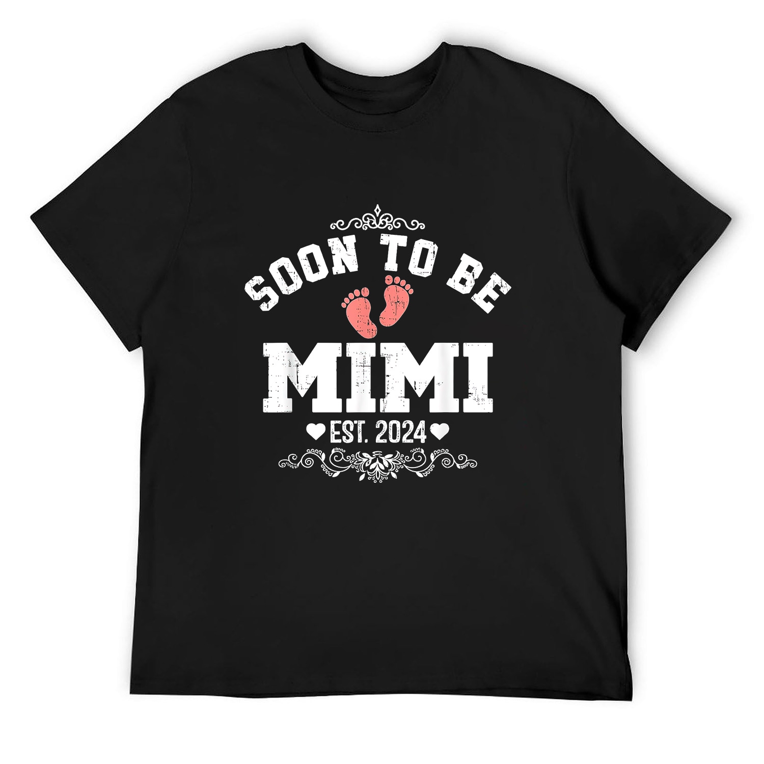 Happy Mother's Day Soon To Be Mimi 2024 T-Shirt Black XL - Walmart.com