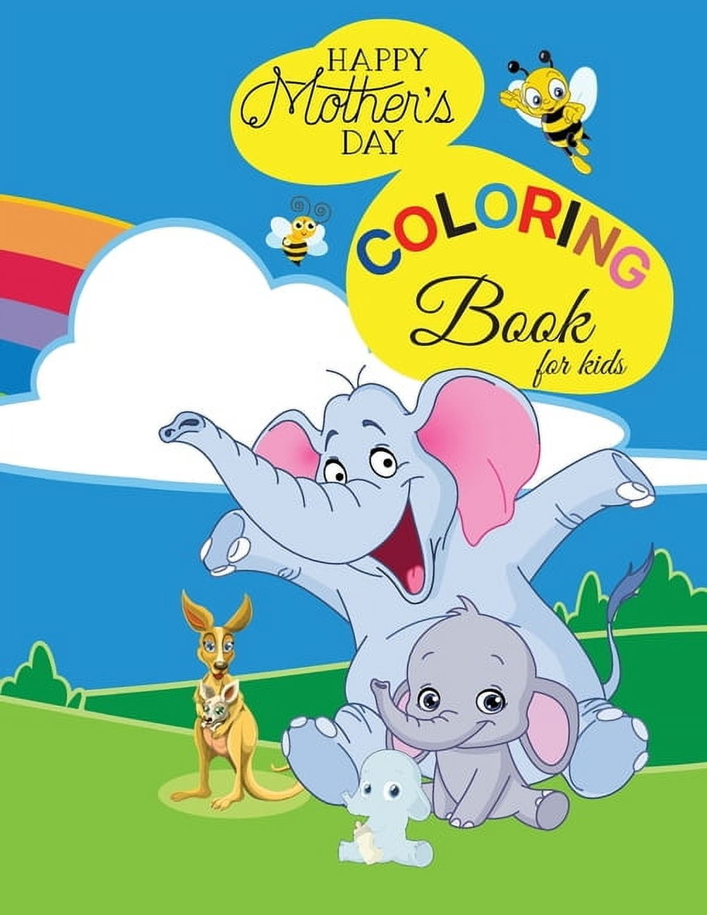 Happy Mother's day coloring book: Beautiful Coloring Book for Toddler ...