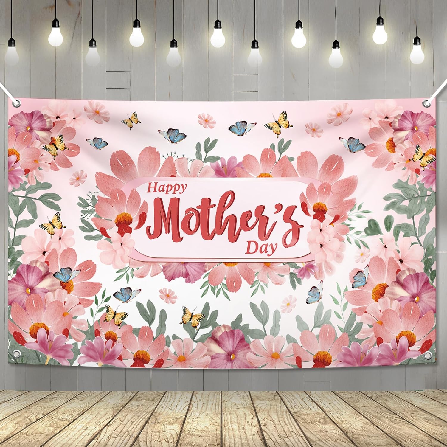 Happy Mothers Day Banner, Mothers Day Decorations for Party, Happy ...