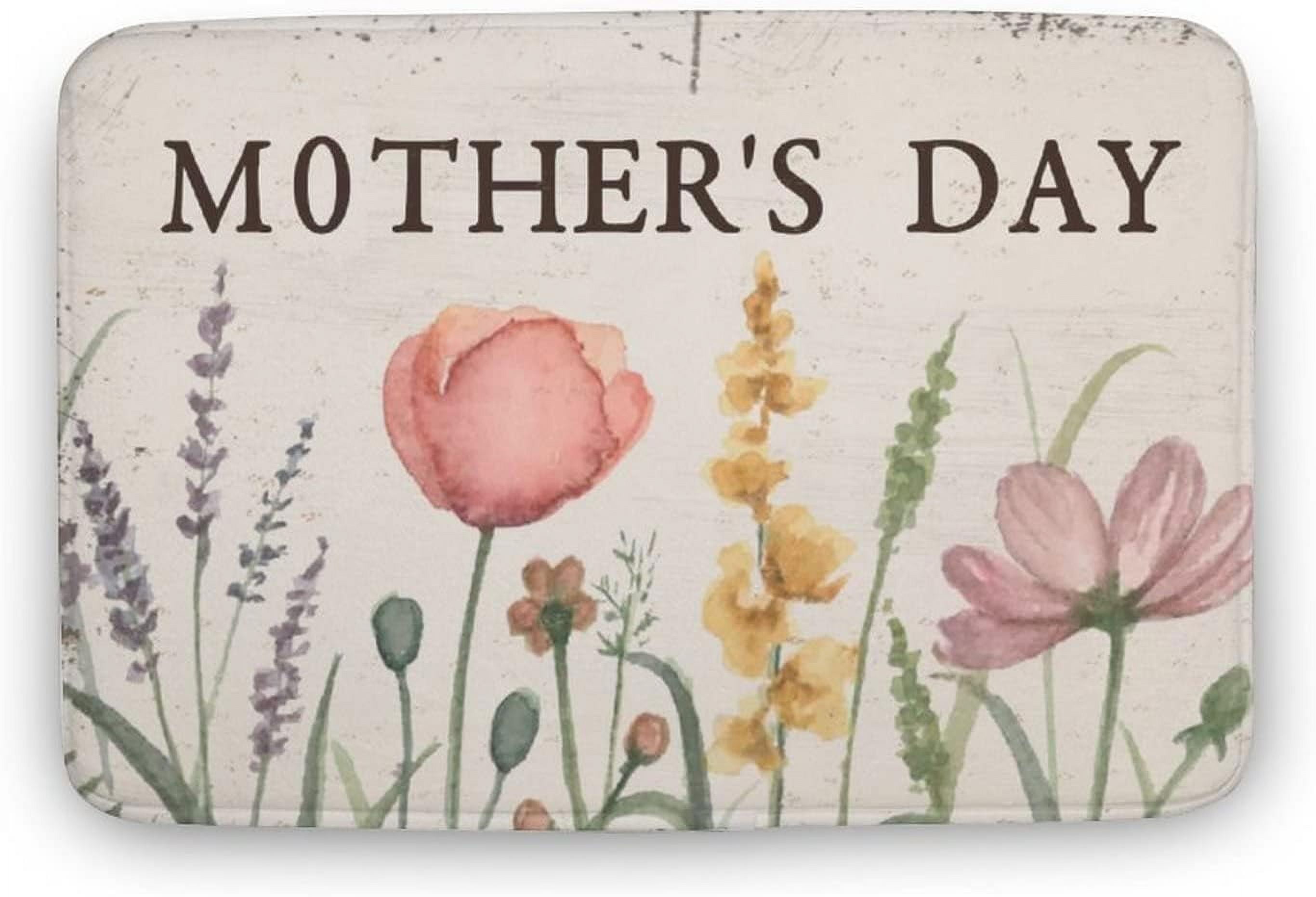 Happy Mothers' Day Gift Pretty Rose Mother's Day Flowers Doormat for ...
