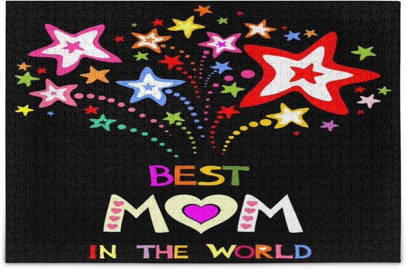Happy Mothers Day Jigsaw Puzzle 500 Pieces Best Mom in The World Family ...