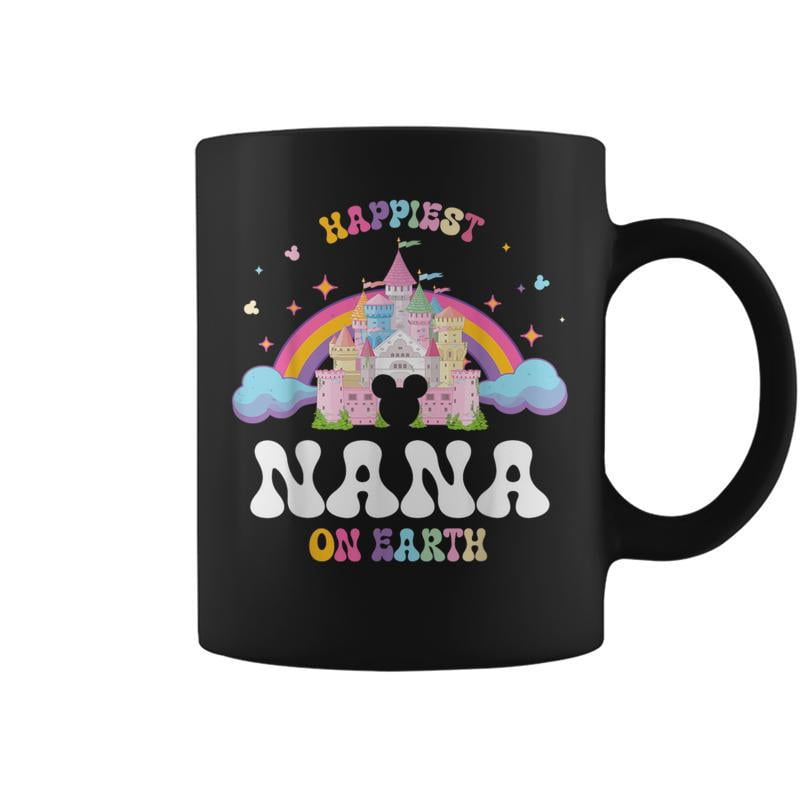 Happy Mothers Grandma Son Daughter Happiest Nana On Earth Coffee Mugs ...