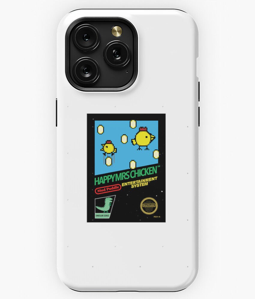 Happy Mrs Chicken Cartoon Art M285 Phone Case for iPhone 17 16 15 14 13 ...