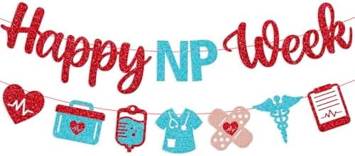 Happy NP Week Banner Nurse Practitioners Party Decoration Nurses ...