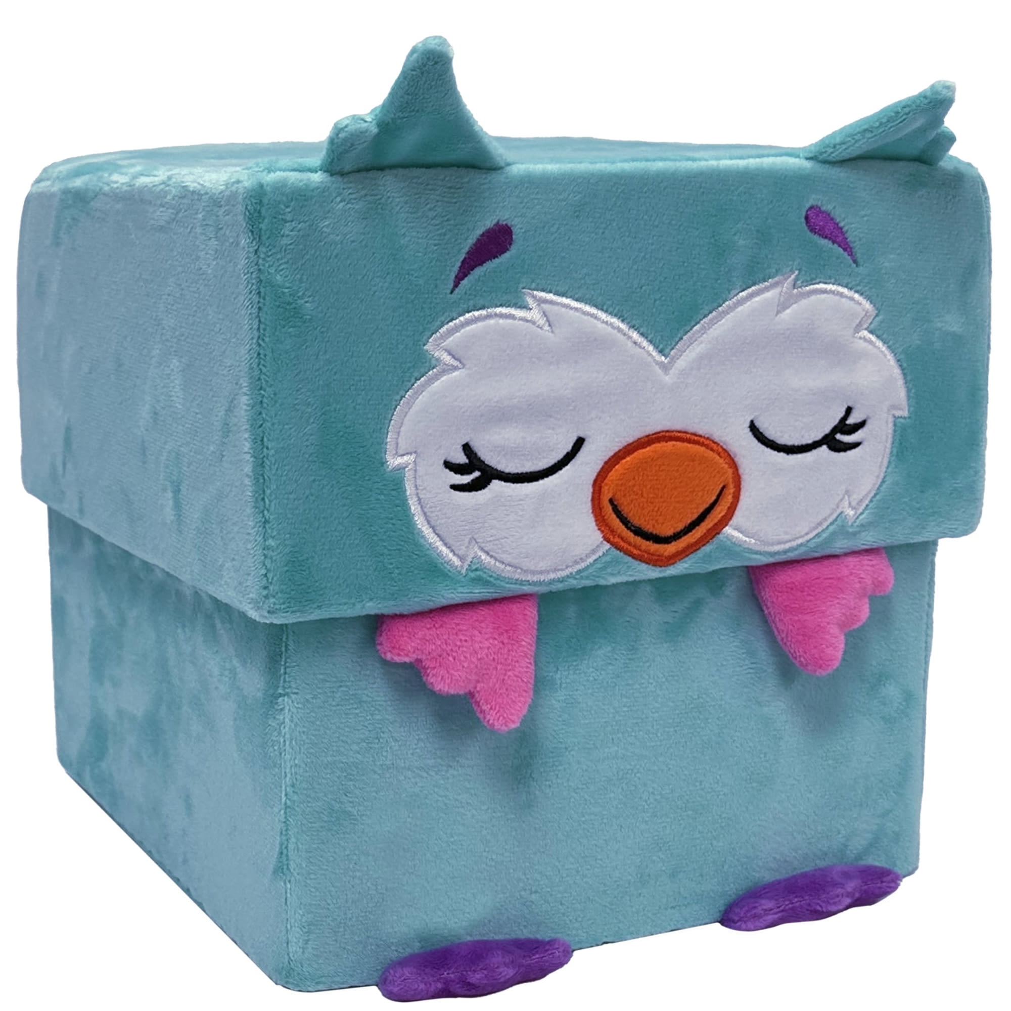 Happy Nappers: Adorable Storables - Owl - Teal & Pink - 8” Character ...