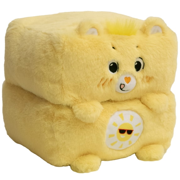 Happy Nappers Care Bears 10" Pop N' Play Cube Funshine Bear Plush ...