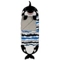 Happy Nappers Pillow & Sleepy Sack, 66 x 30, Ozzy The Black Shark ...