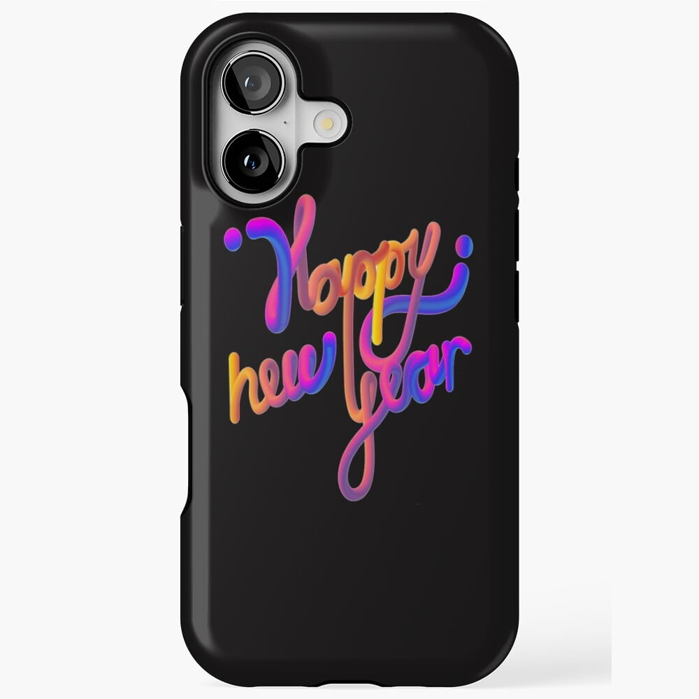 Happy New Year 2022 Celebration Phone Case with iPhone 17 to 11 Pro Max ...