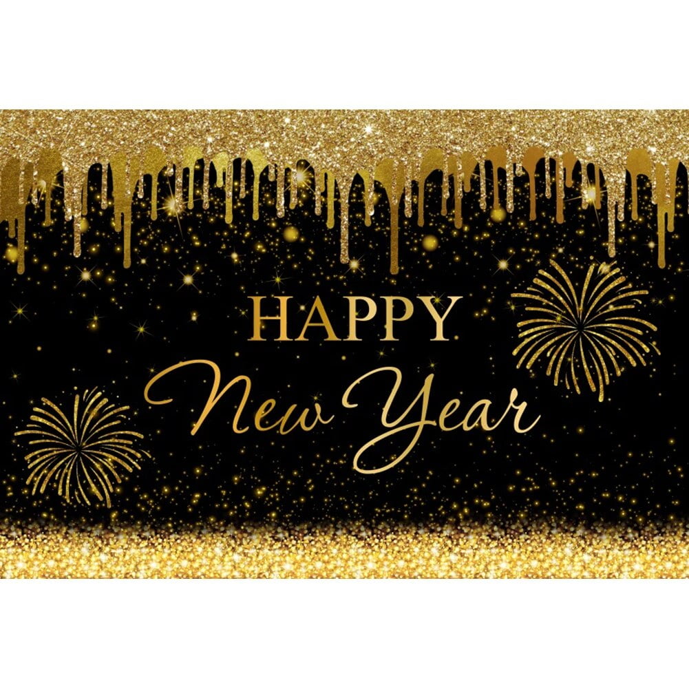 Happy New Year 2024 Shooting Backgrounds Glitter Text s Balloons ...