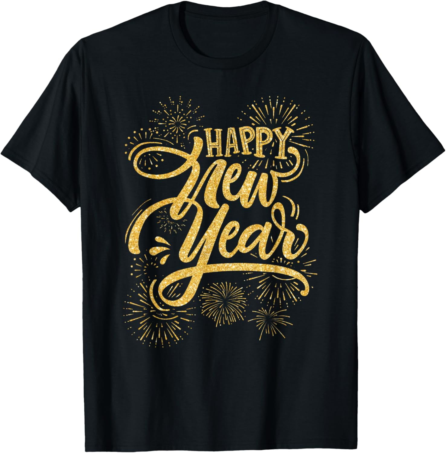 Happy New Year 2025 New Years Eve Party Countdown Fireworks T-Shirt ...