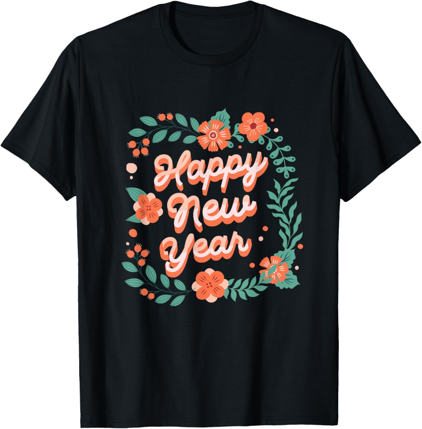 Happy New Year 2025 New Years Eve Party Countdown Fireworks T-Shirt - Walmart.com