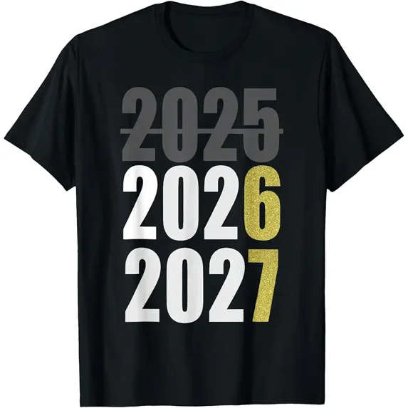 Happy New Year 2026 2027 67 Meme Six Seven Kids Men Women T-Shirt ...