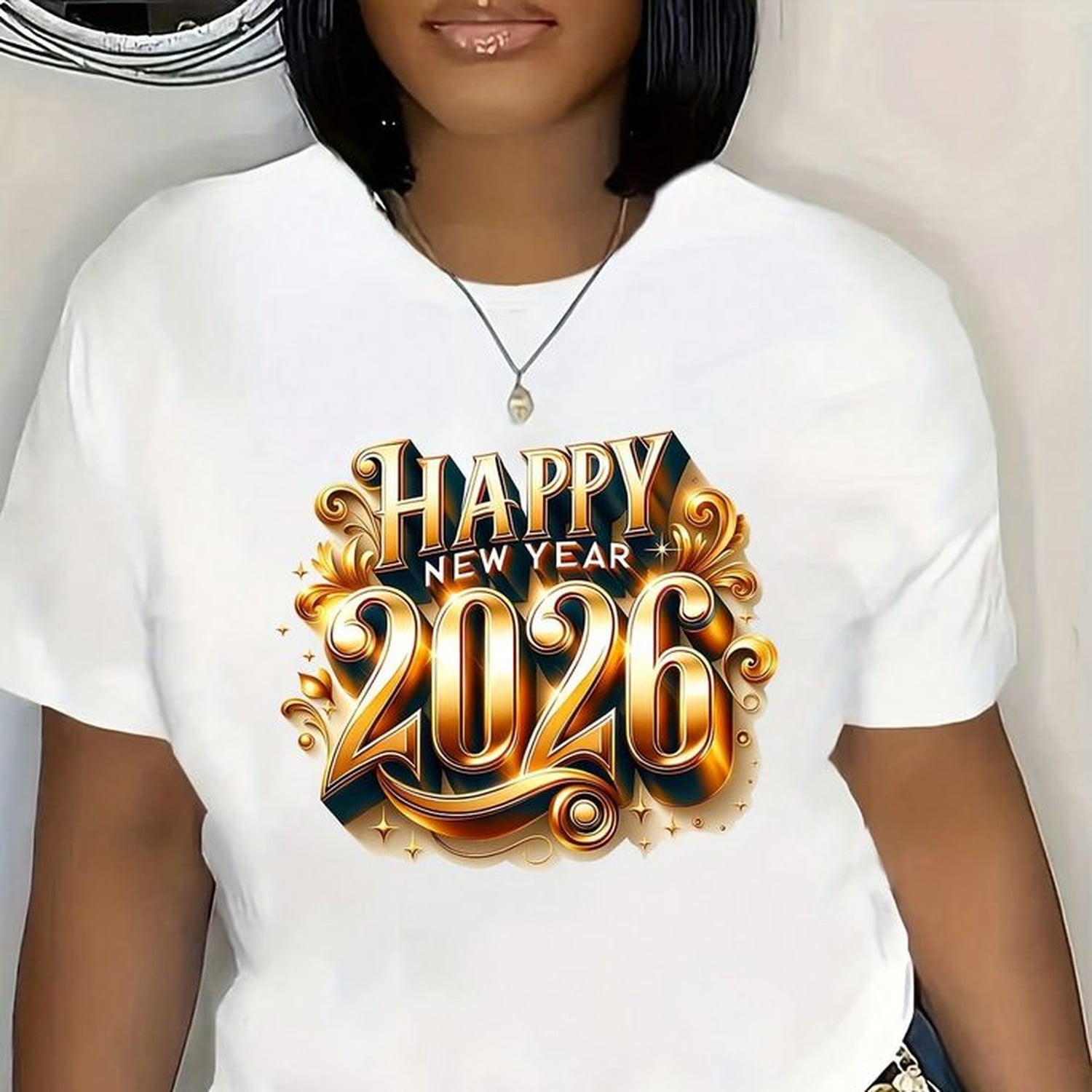 Happy New Year 2026 Celeb1ration Graphic T-S1Hirt For WoM1en And M1en ...