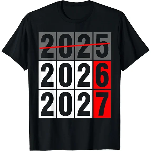 Happy New Year 2026 Coming Soon 2027 67 Meme Six Seven T-Shirt ...