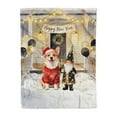 Happy New Year 2026 Corgi Santa Gnome Holiday Party Snow Cozy Fleece ...