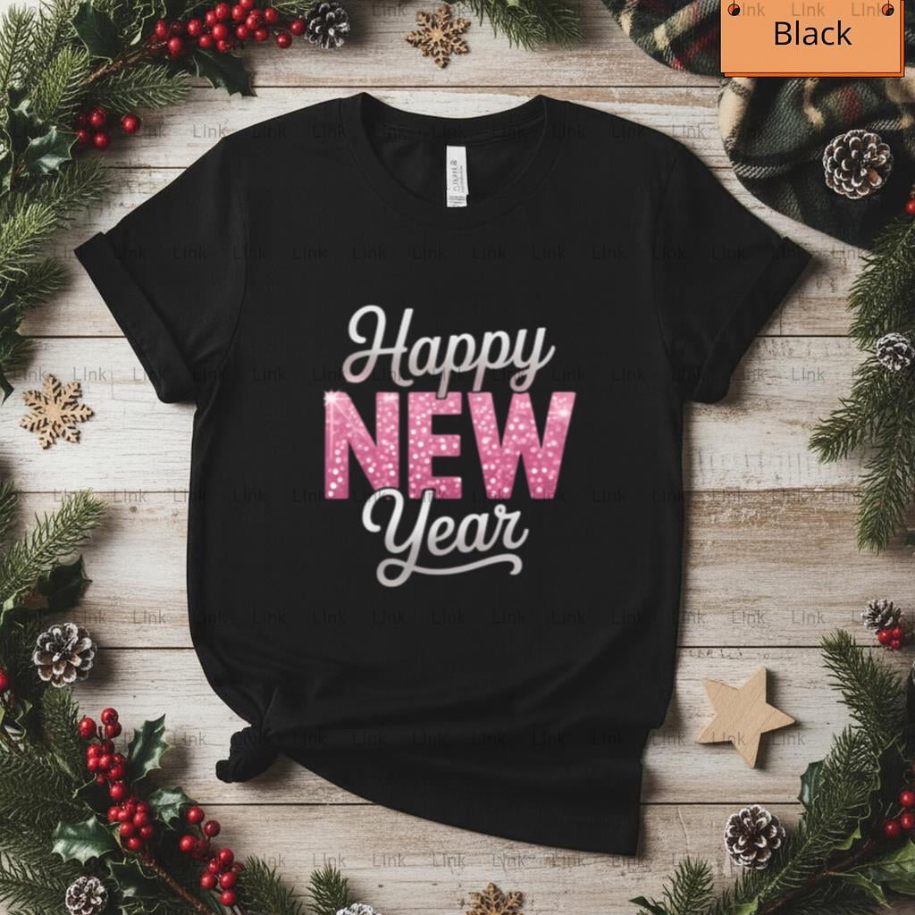 Happy New Year 2026 New Years Eve Party Countdown Top Unisex T-Shirt ...