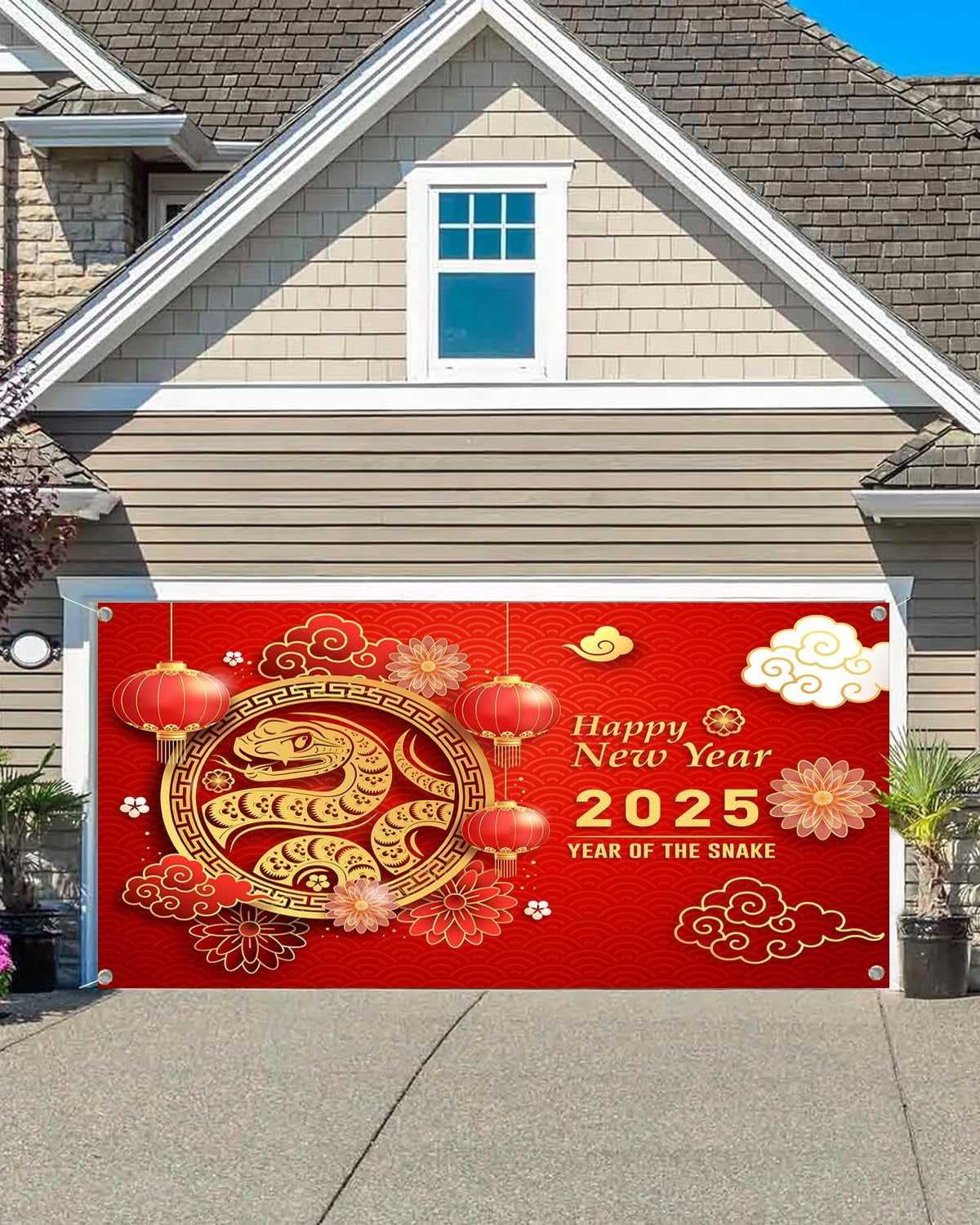 Happy New Year Backdrop Black and Gold New Year Photography Backdrops ...