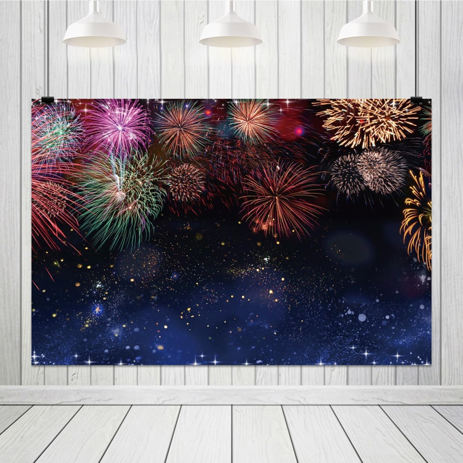Happy New Year Backdrop Firework New Year Countdown Background Happy ...