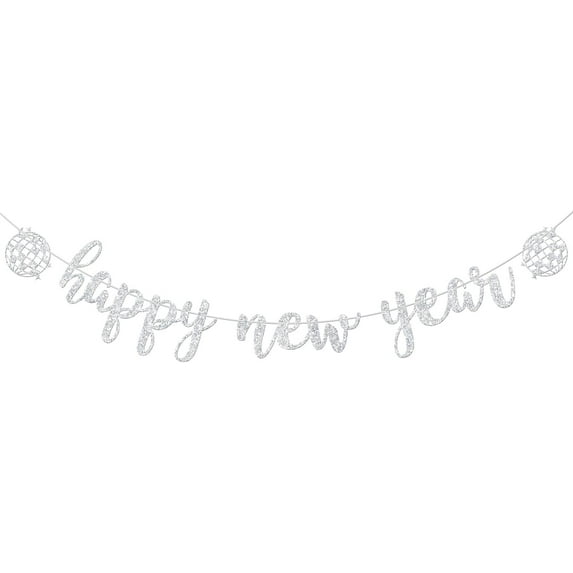 Happy New Year Banner, 2026 New Year Party Decorations, Hello 2026 ...