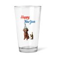 Happy New Year Boykin Spaniel Chills on Year-End Party 16oz Pint Beer ...