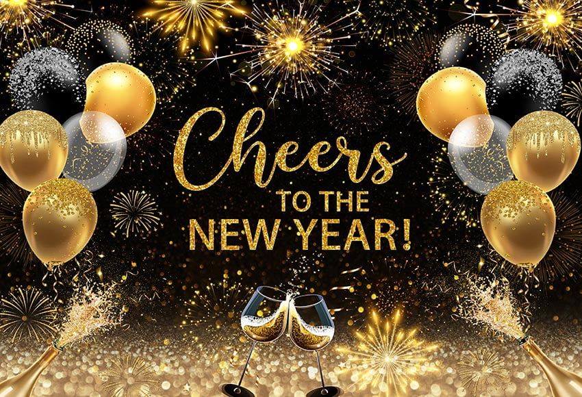 Happy New Year Cheers to 2024 Eve s Glitter Party Portrait r Photo ...