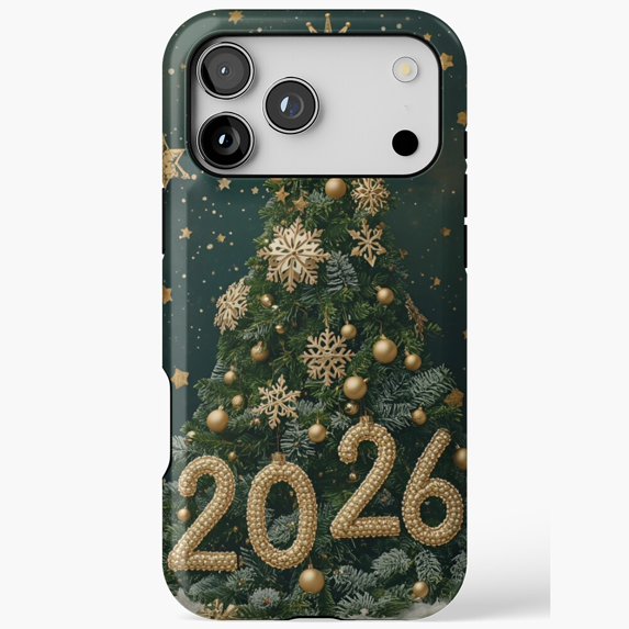 Happy New Year Christmas 2026 Winter iPhone Case 17 through 11 Pro Max ...