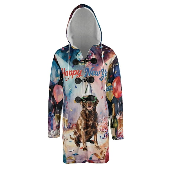 Happy New Year Dachshund Chills on Year-End Party All Over Print 3D ...