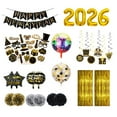 Happy New Year Decorations 2026, New Years Nye Eve Party Supplies ...