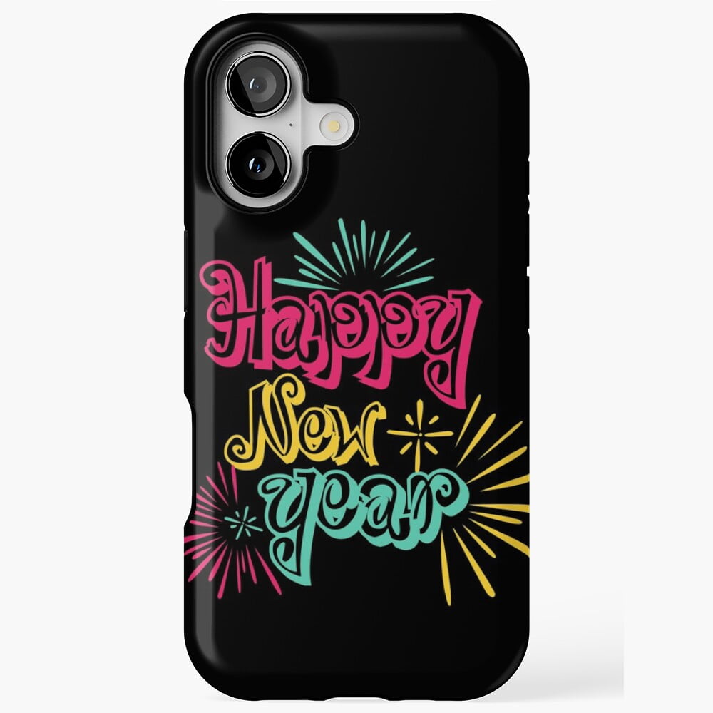 Happy New Year Holiday Party Gift Phone Case 17 16 15 14 13 12 11 Pro ...