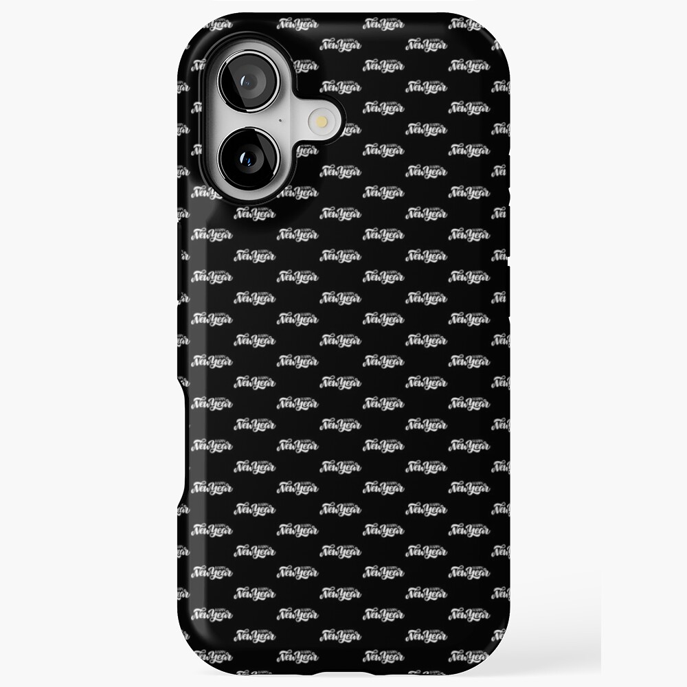 Happy New Year Joy Warmth Art Phone Case with iPhone 17 to 11 Pro Max ...