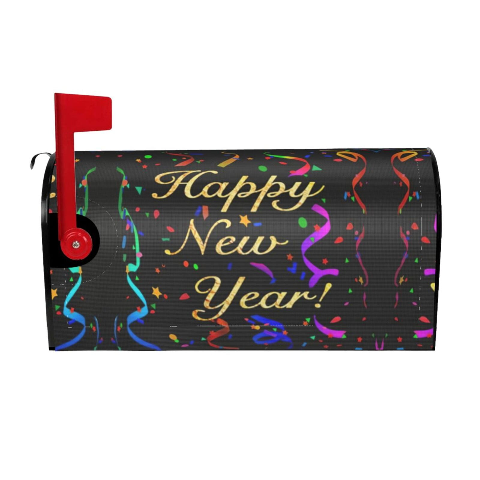 Happy New Year Mailbox Decoration Protective Covers Magnetic Waterproof ...