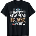 Happy New Year Nurse Crew Stethoscope Leopard NYE Party T-Shirt for ...