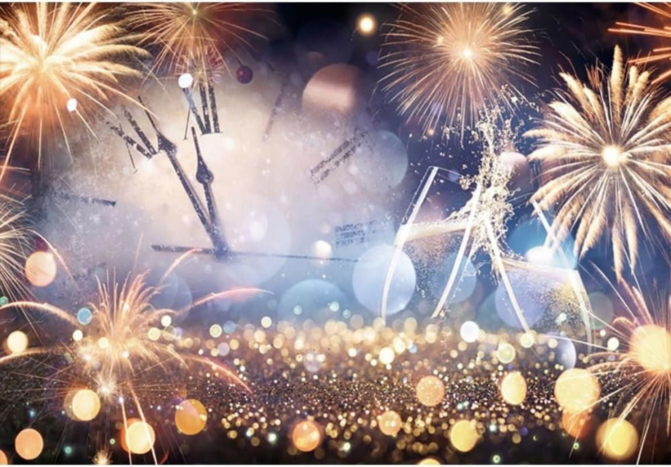 Happy New Year Party Background Baby Shower Banner Custom Birthday ...