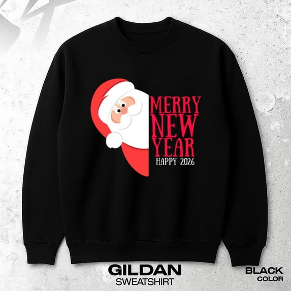 Happy New Year Strawberry 2026 Matching Cute Holiday Fruit Art Fun Sweatshirt, for men & women ...