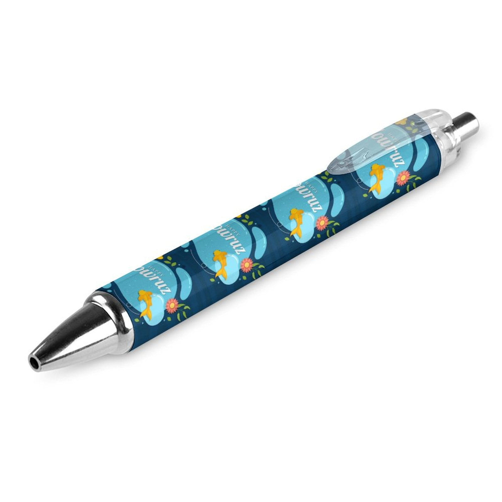 Happy Nowruz Ballpoint Pen Retractable Pens Black Writing Pen Office ...