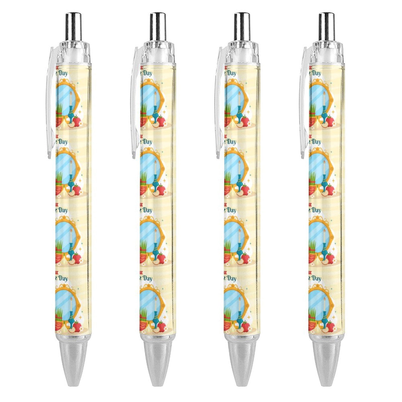 Happy Nowruz Ballpoint Pen Retractable Pens Black Writing Pen Office ...
