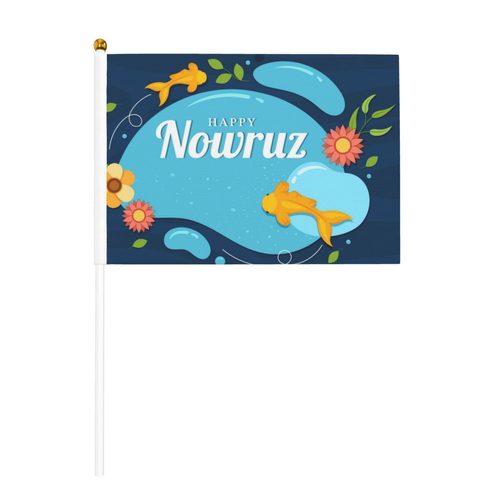 Happy Nowruz Flag Small Mini Hand Held Flags Small Miniature Flags 5 ...